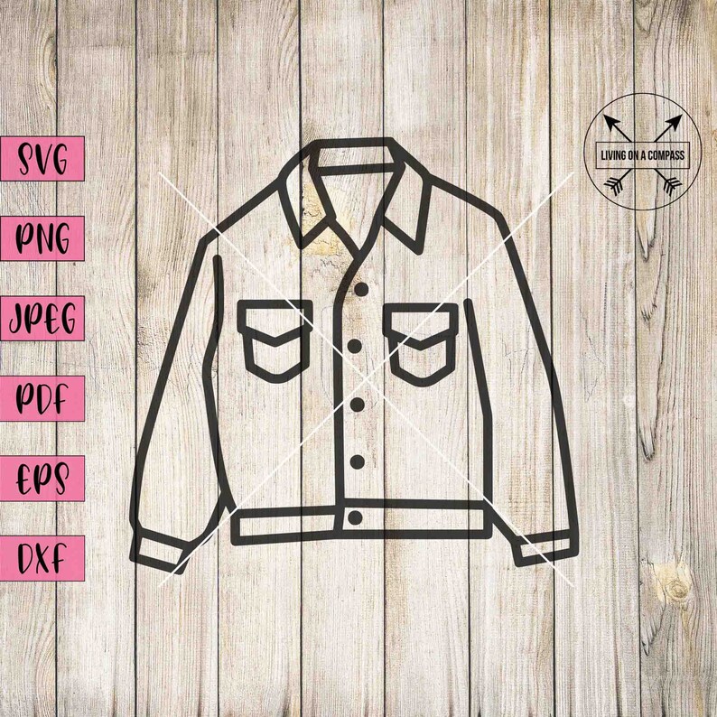Jacket Svg Jacket Png Jacket Clipart Clothes Svg Clothing - Etsy