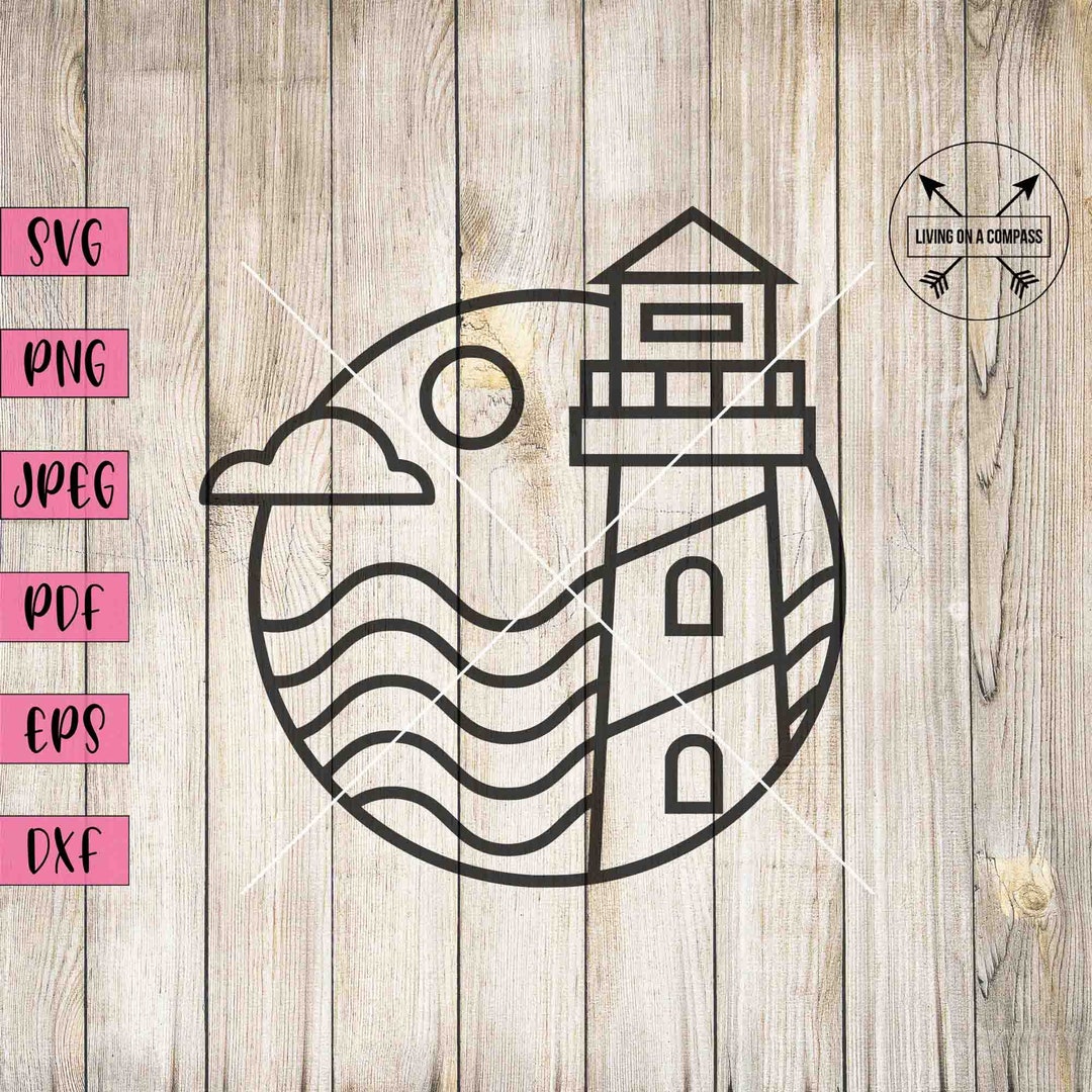 Lighthouse Svg, Lighthouse Wall Art, Ocean Svg, Lighthouse Cross Stitch ...