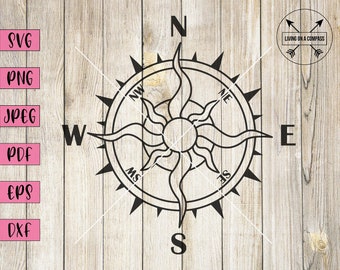 Laser Files Compass - Etsy