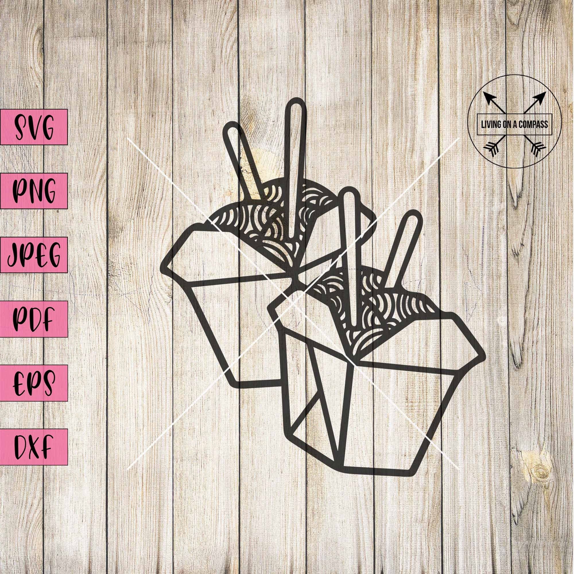 Noodles Svg Wok Svg Ramen Svg Ramen Clipart Chinese Svg - Etsy