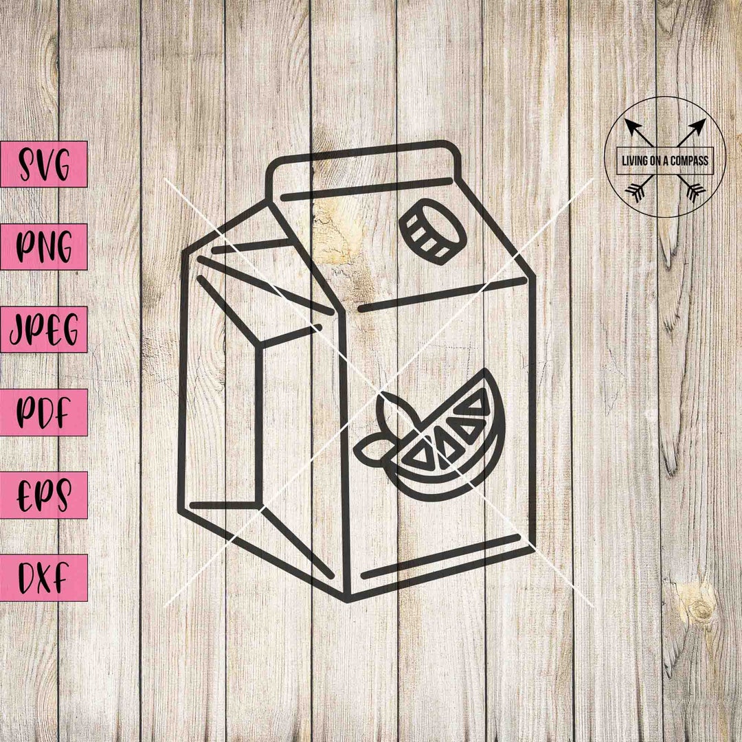 Orange Juice Svg, Juice Box Svg, Orange Png, Orange Print, Fruit ...