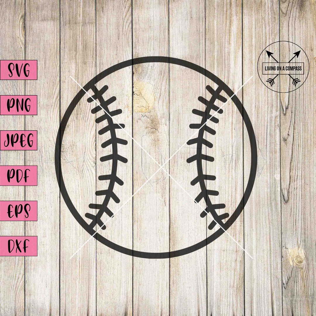 Baseball Svg, Baseball Stitches Svg, Sports Embroidery Design, Baseball ...