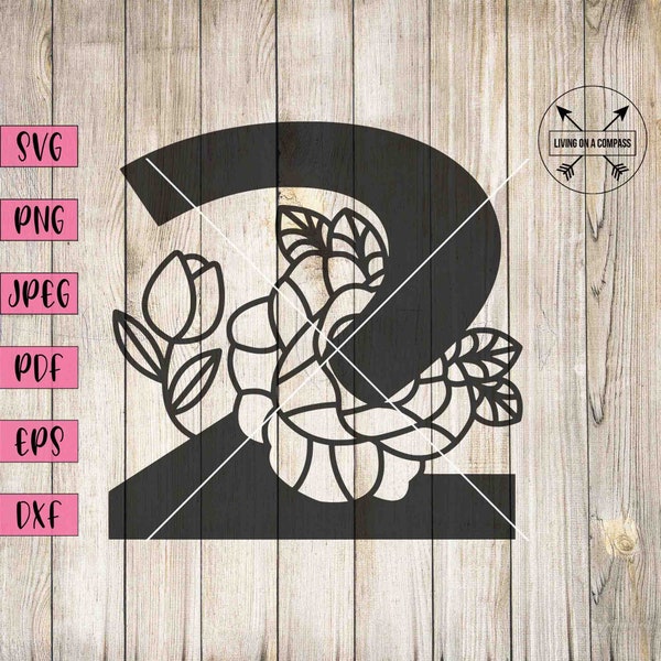 Number Two Clipart - Etsy