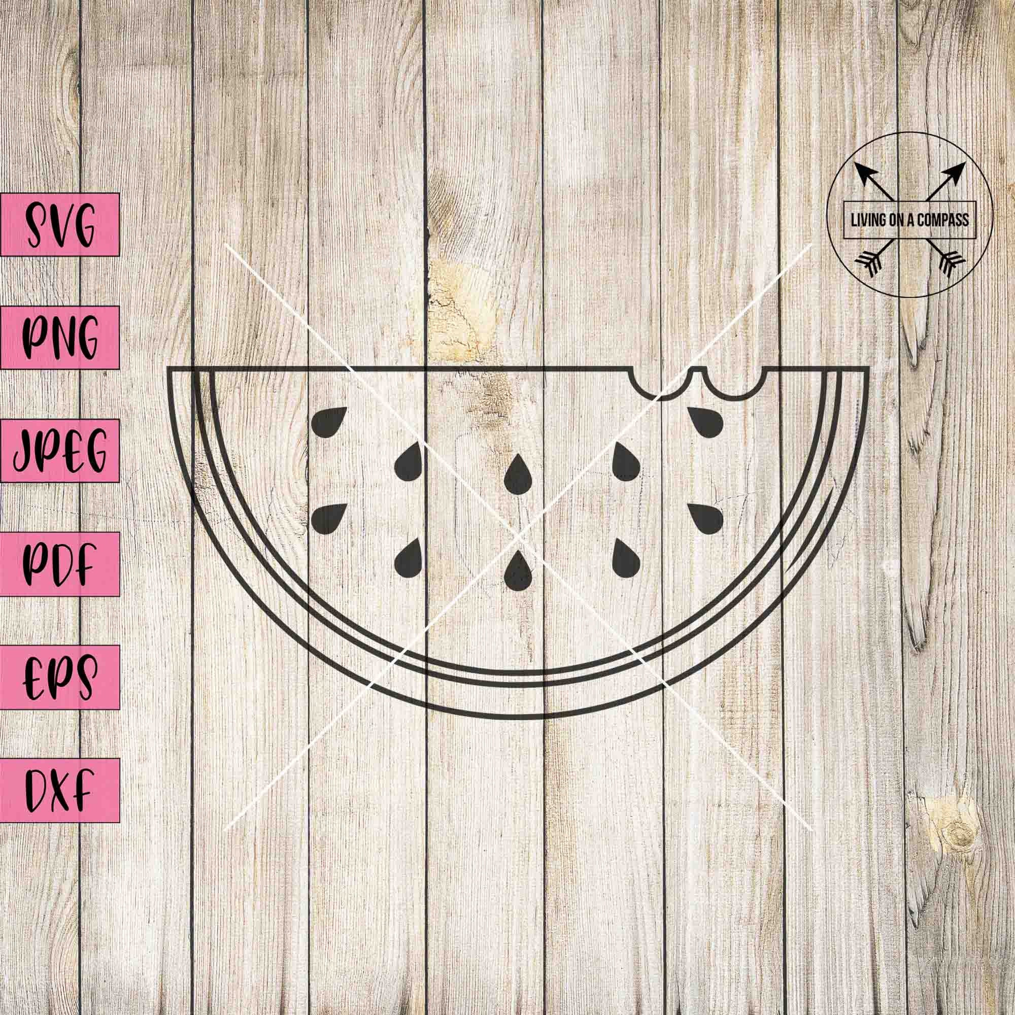 Watermelon Svg, Watermelon Slices Svg, Watermelon Clipart, Watermelon ...