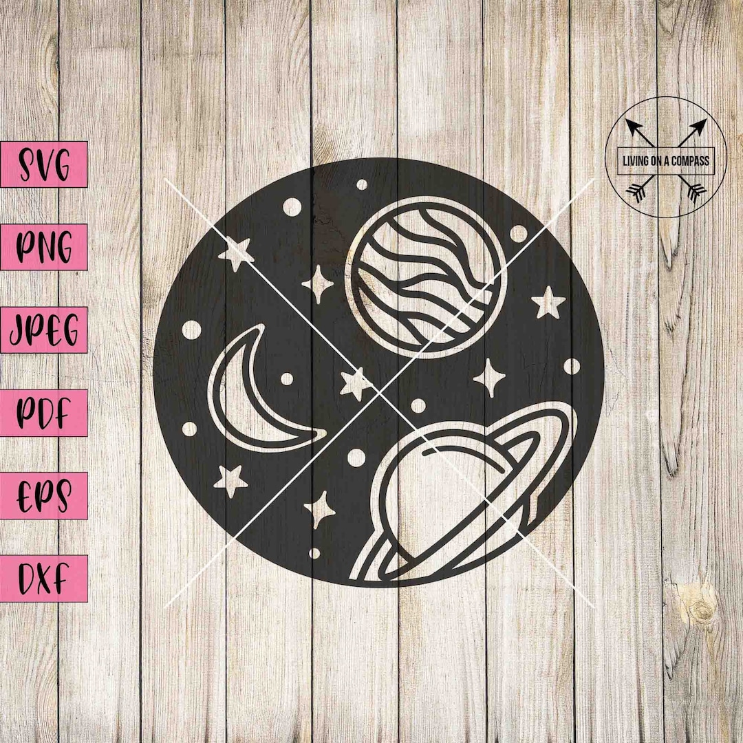 Space Svg, Outer Space Party Decor, Outer Space Nursery, Outer Space ...