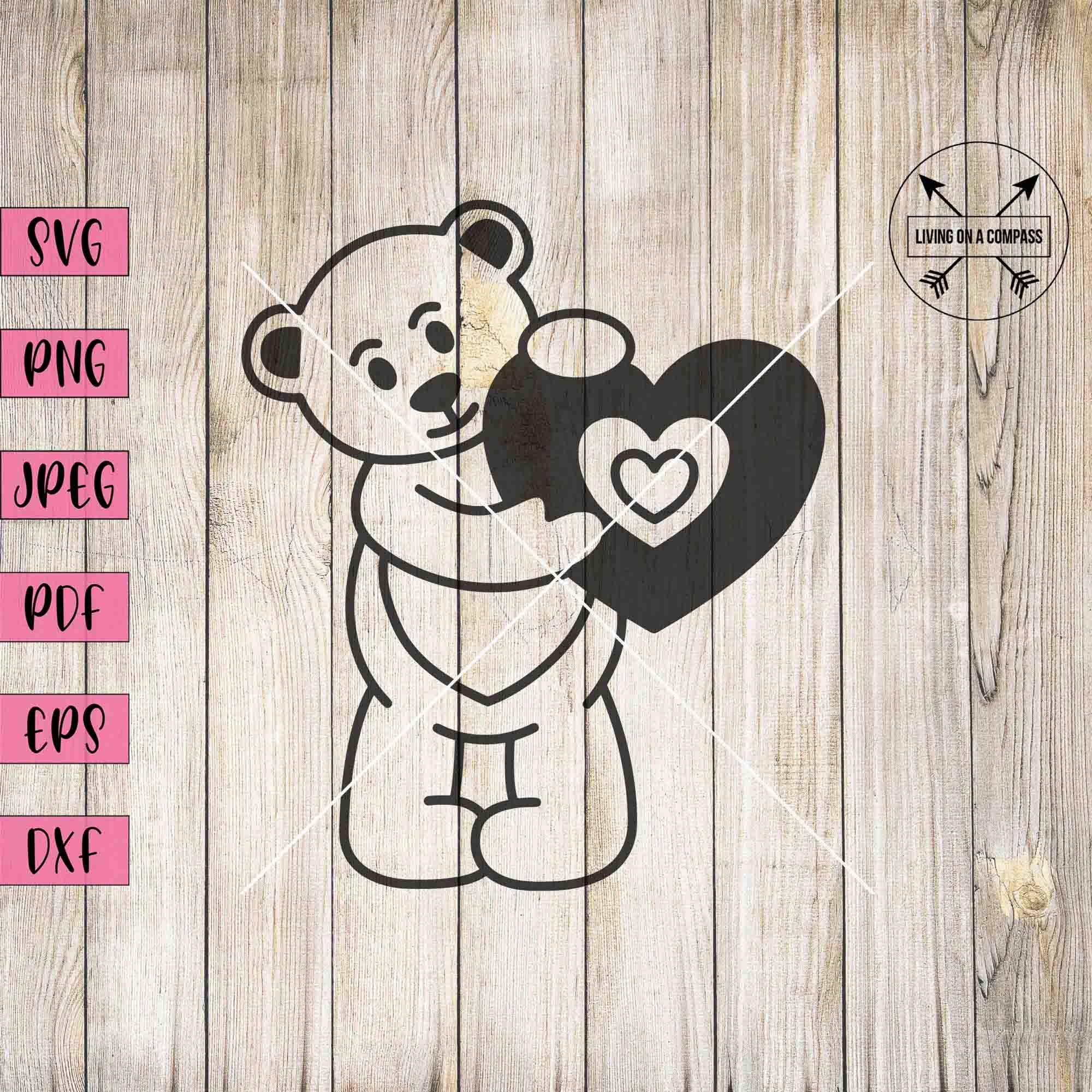 Teddy Bear Svg, Teddy Bear Clipart, Cute Teddy Bear, Bear Svg, Bear Png ...