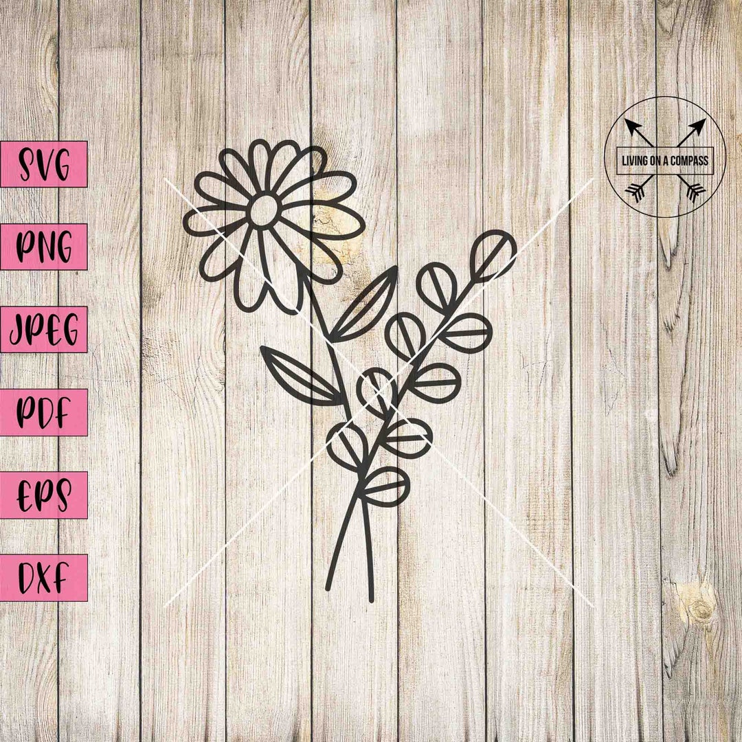 Daisy Svg, Daisy Png, Daisy Clipart, Daisy Clip Art, Daisy Print, Daisy ...