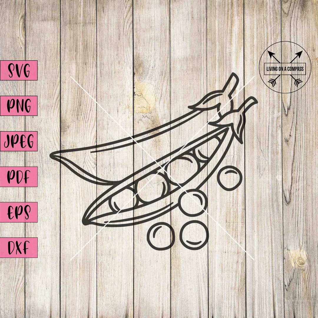Peas Svg, Peas Clipart, Peas Vector, Peas Cut File, Vegetable Svg ...