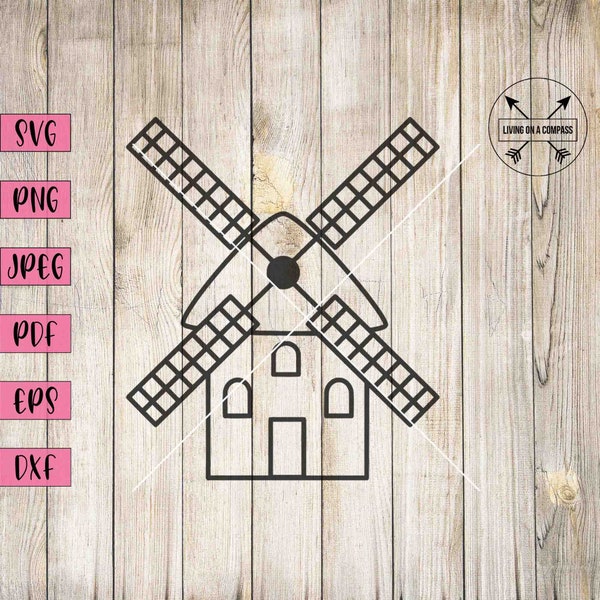 Dutch Windmill Garden Decor - Etsy