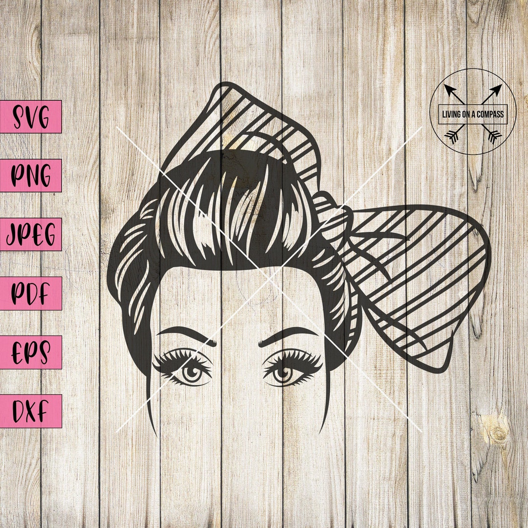 Hair Clipart Natural Hair Svg Ribbon Svg Hair Logo Hair - Etsy