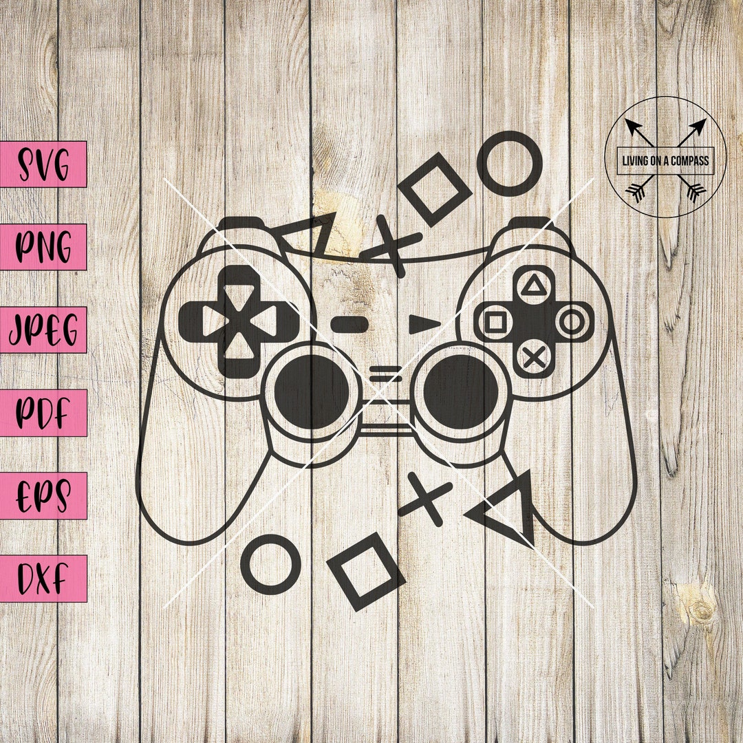 Game Controller, Game Controller Svg, Gamer Svg, Laser Cut Files ...