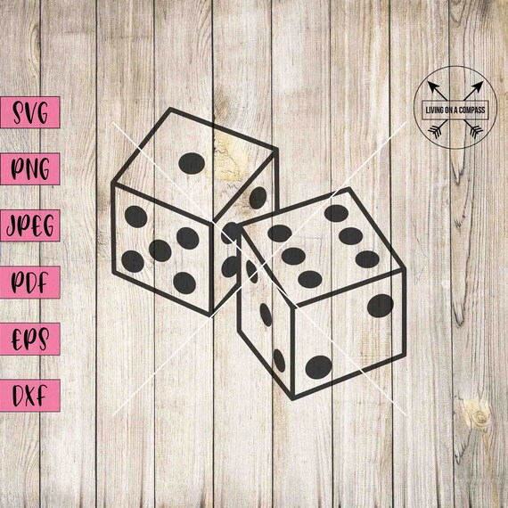 Dice Svg Dice Clipart Dice Print Dice Art Dice Stickers - Etsy