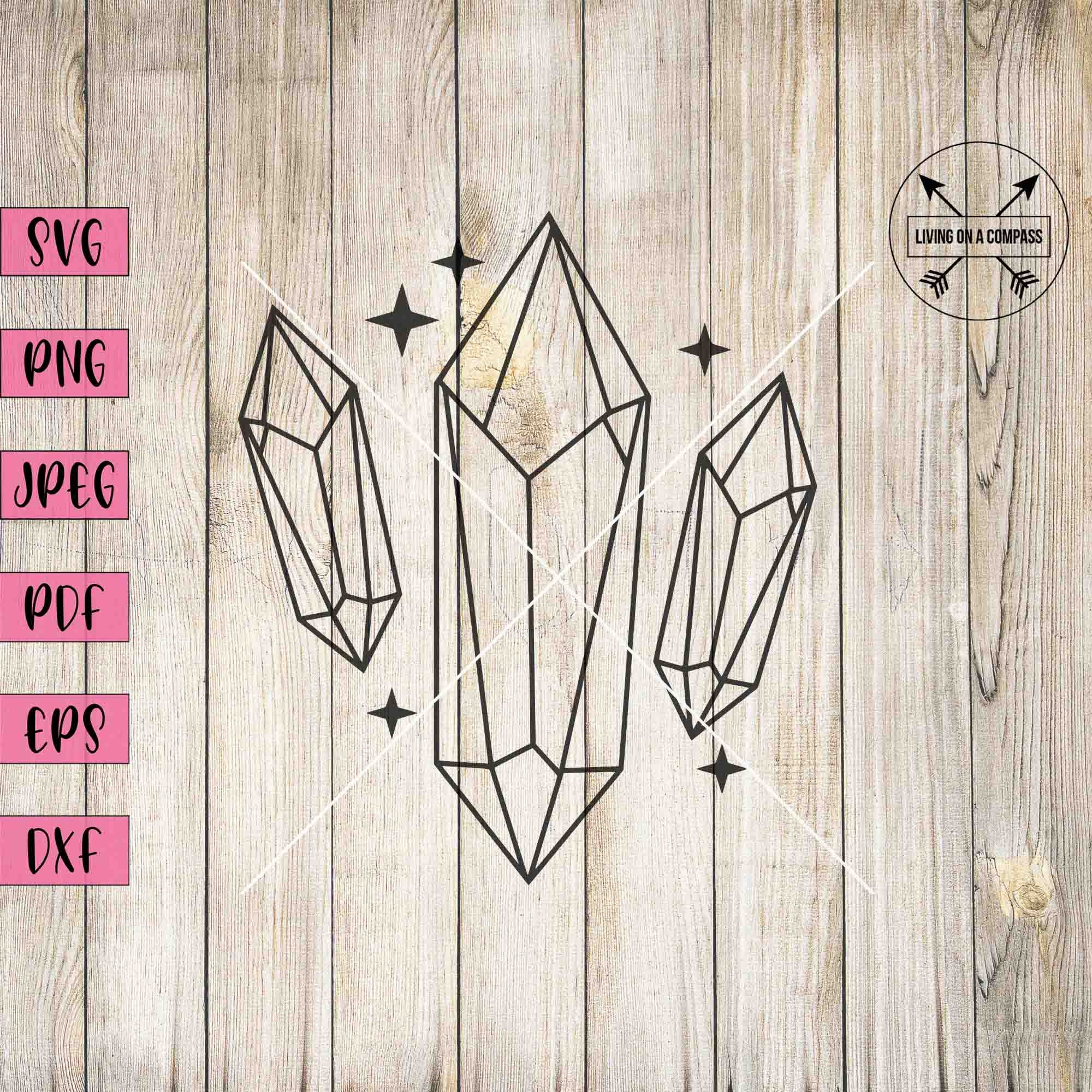Gem Svg, Mystical Clipart, Mystical Magic Stickers, Magic Stickers ...