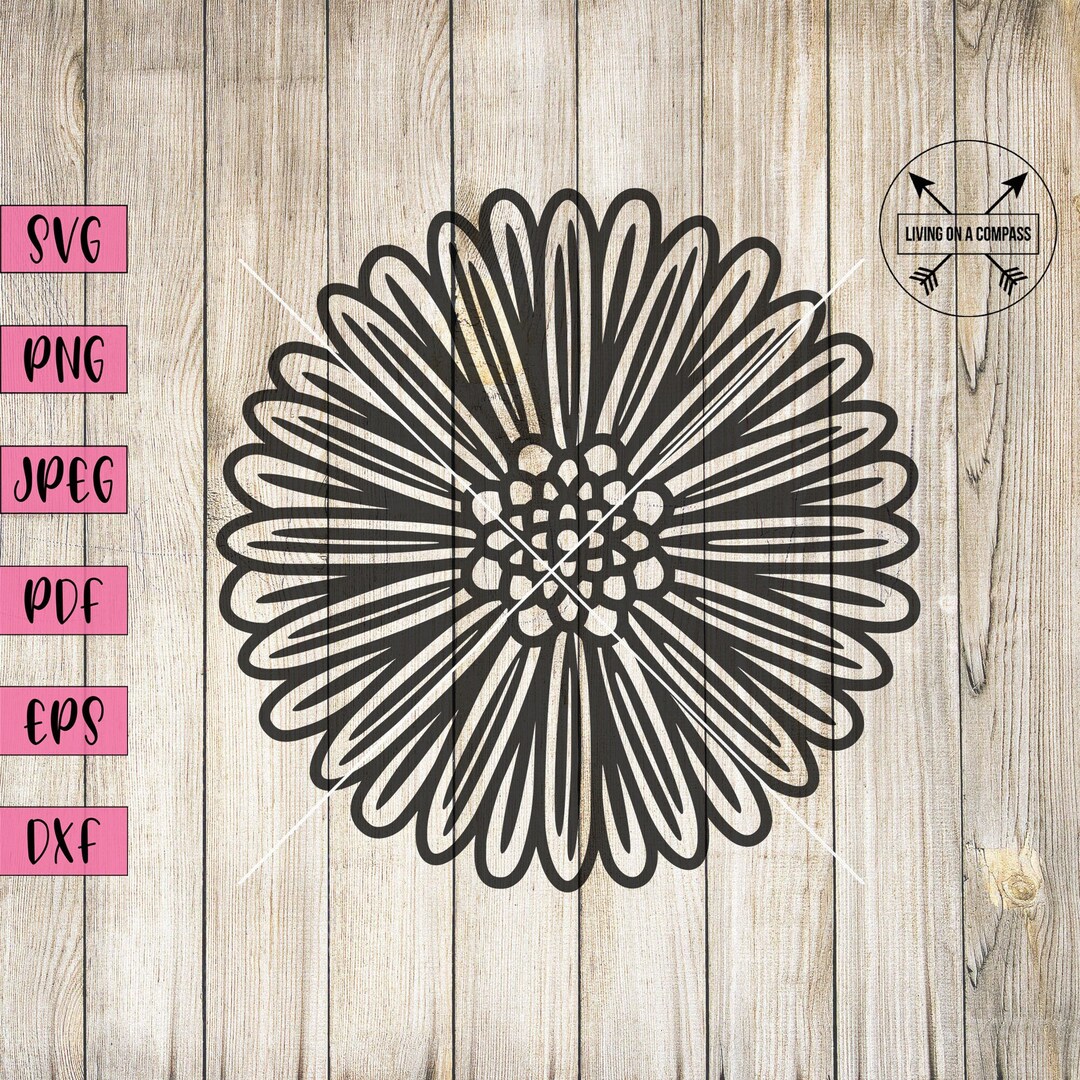 Daisy Svg Flower Clipart Floral Svg Floral Clipart Flowers - Etsy