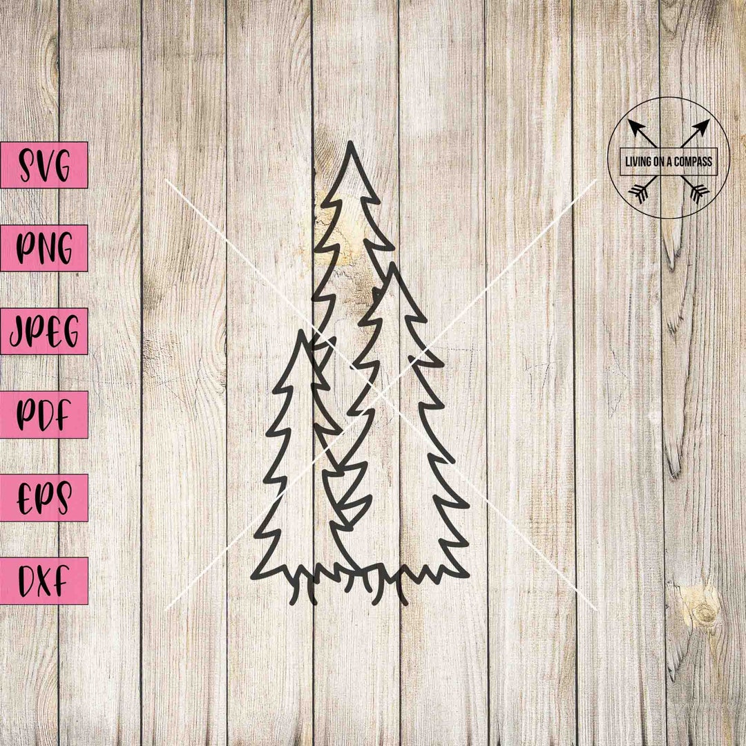 Pine Tree Svg, Pine Tree Png, Pine Tree Clipart, Woods Clipart, Tree ...