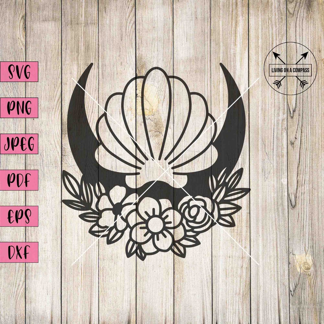 Shell Svg, Shell Png, Shell Cut File, Shell Art, Shell Print, Seashell ...