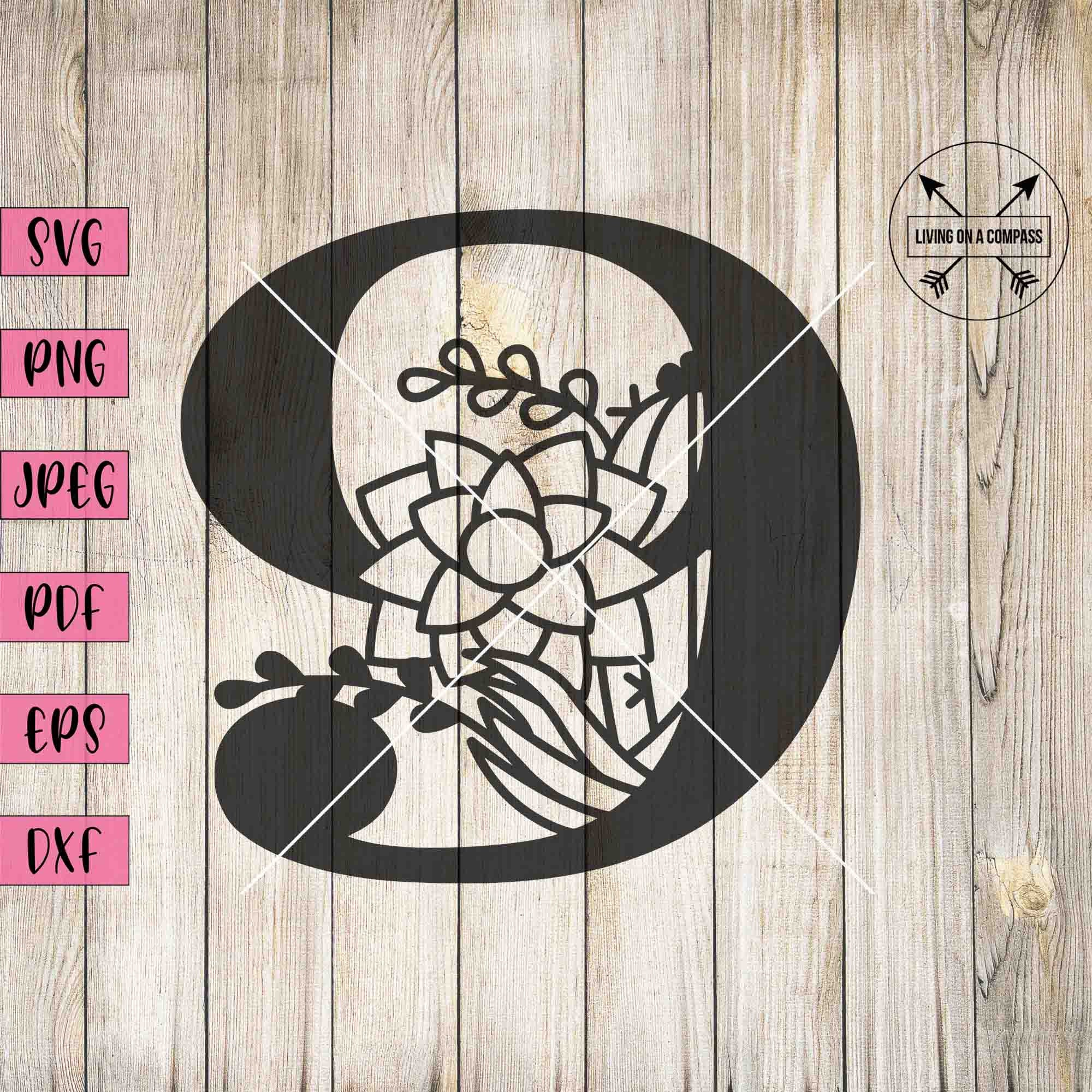 Cactus Number 9 Svg, Number 9 Png, Number Nine, Cactus Numbers ...