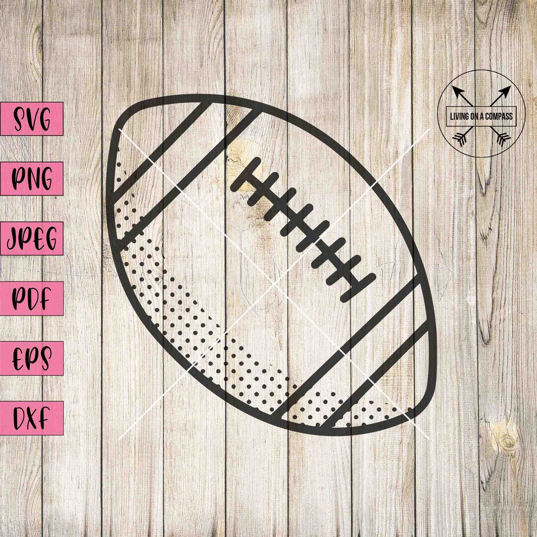 Football Svg, Football Printable, Football Decor, Football Decoration ...