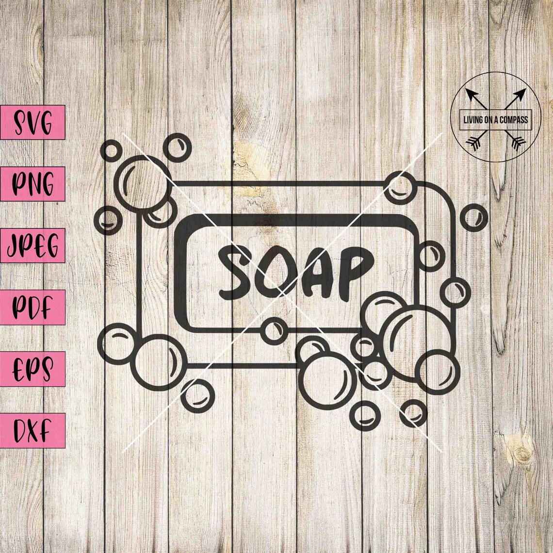 Soap Svg, Soap Clipart, Bath Svg, Bath Clipart, Bath Time Svg, Soap ...