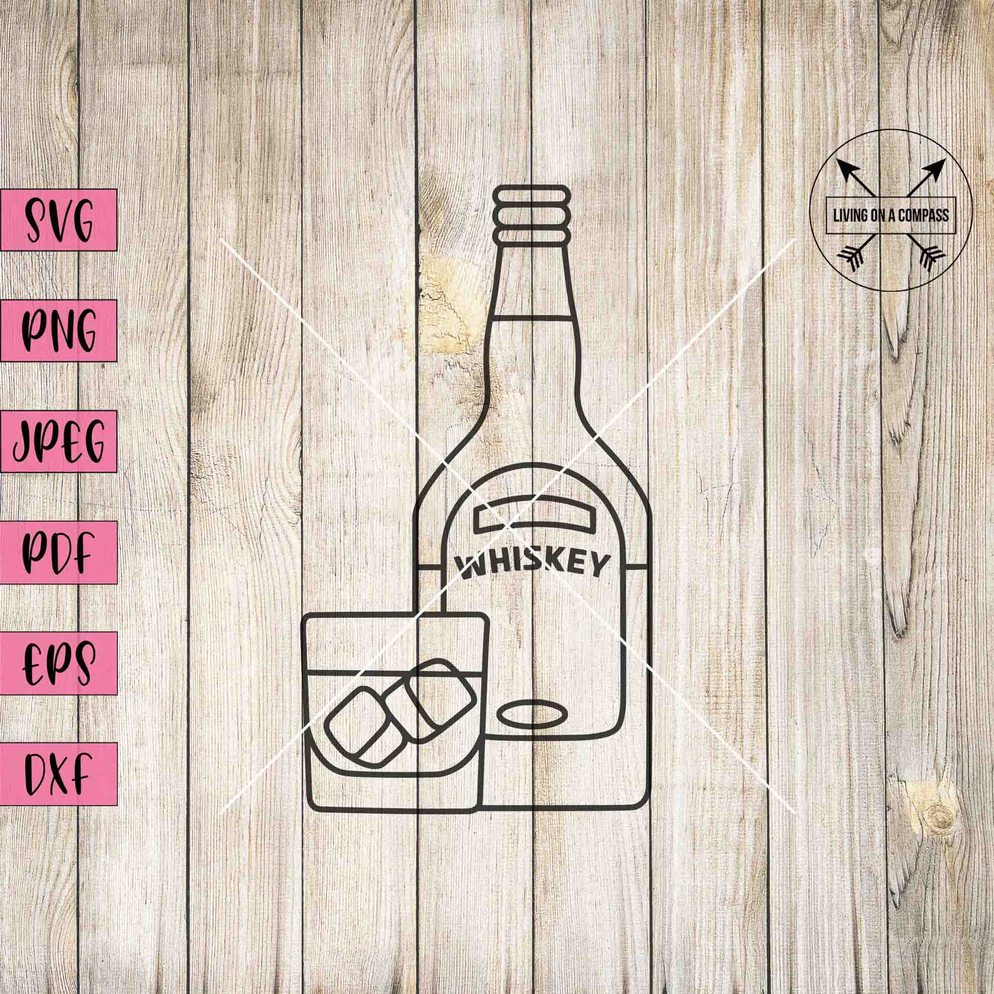 Whiskey Svg, Whiskey Clipart, Drink Svg, Drinks Clipart, Drinks Sign ...
