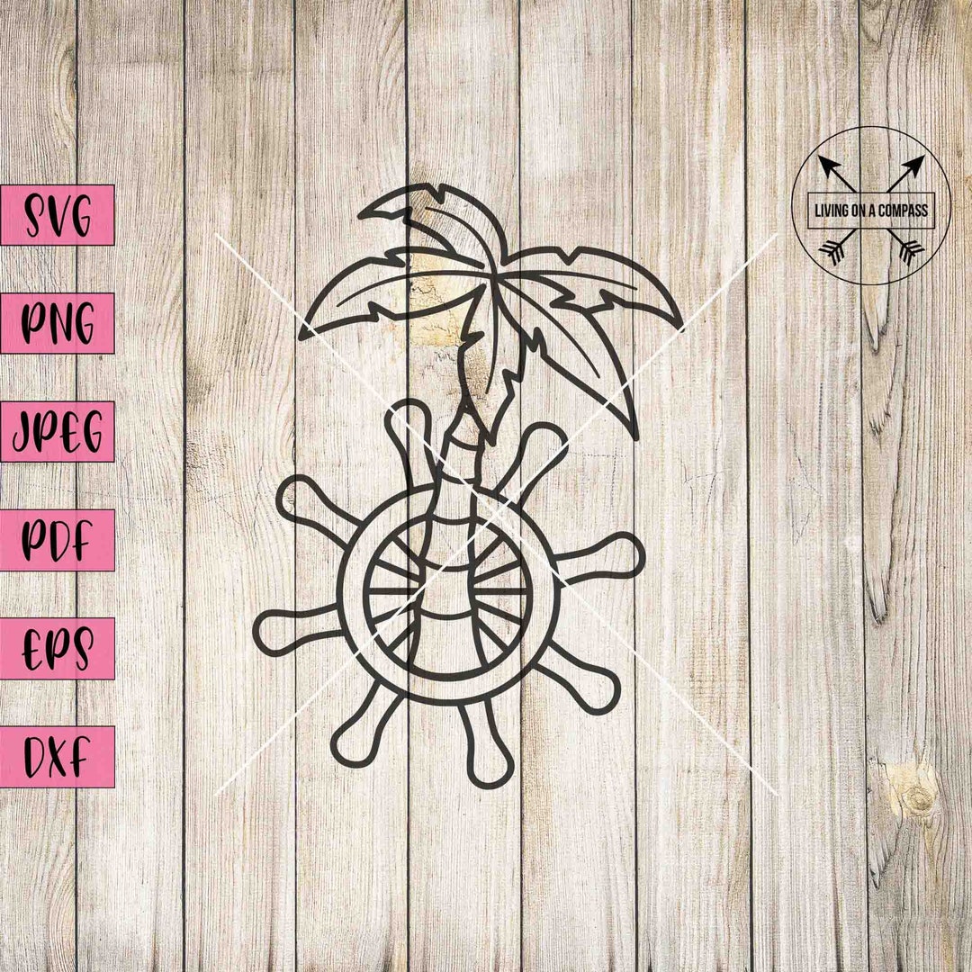 Palm Tree Svg, Palm Tree Printable, Palm Tree Clipart, Pirate Svg ...