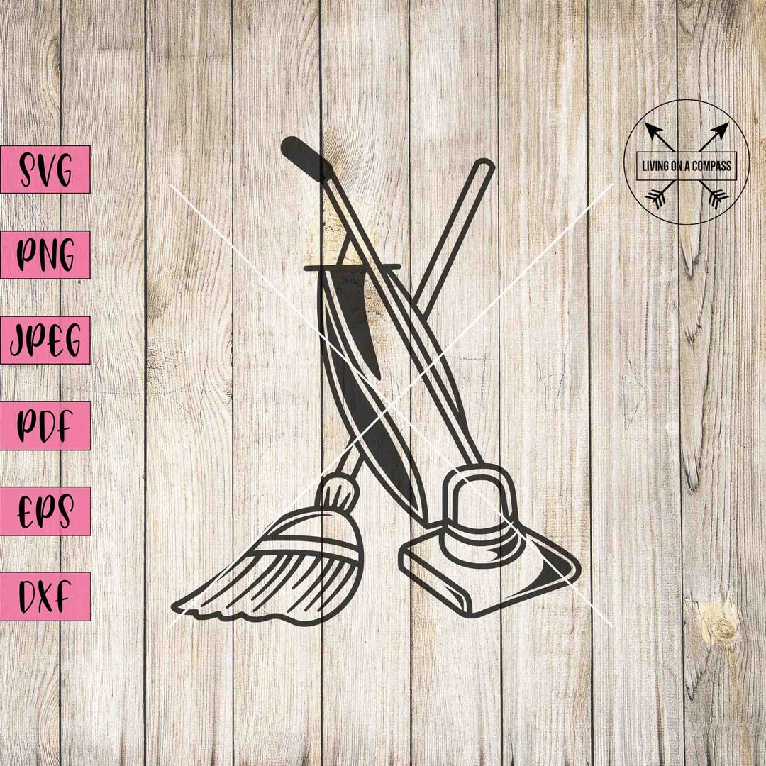 Broom Svg, Broom Clipart, Vacuum Svg, Cleaning Svg, Spring Cleaning Svg ...