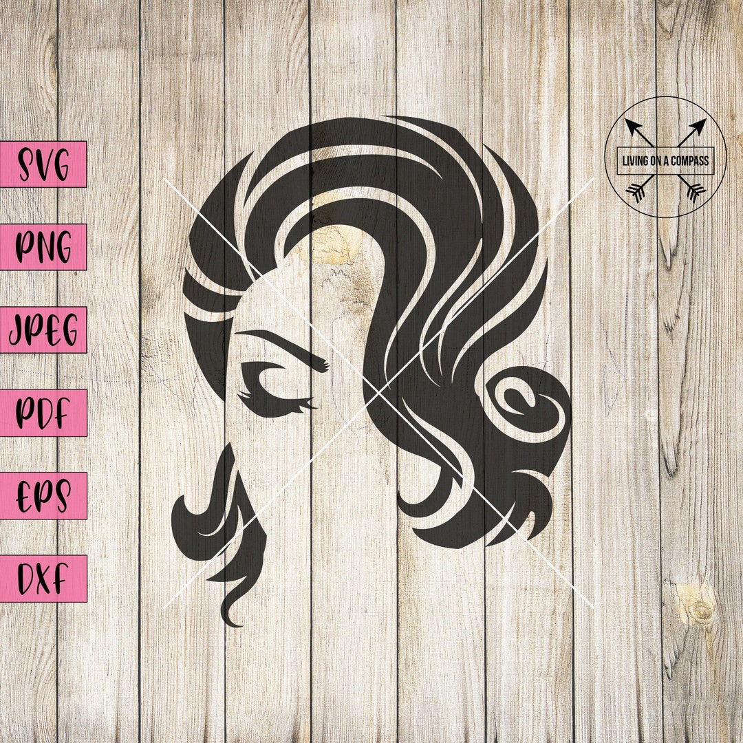 Short Hair Svg, Hair Salon Decor, Hair Salon Logo, Hair Salon Svg, Hair ...