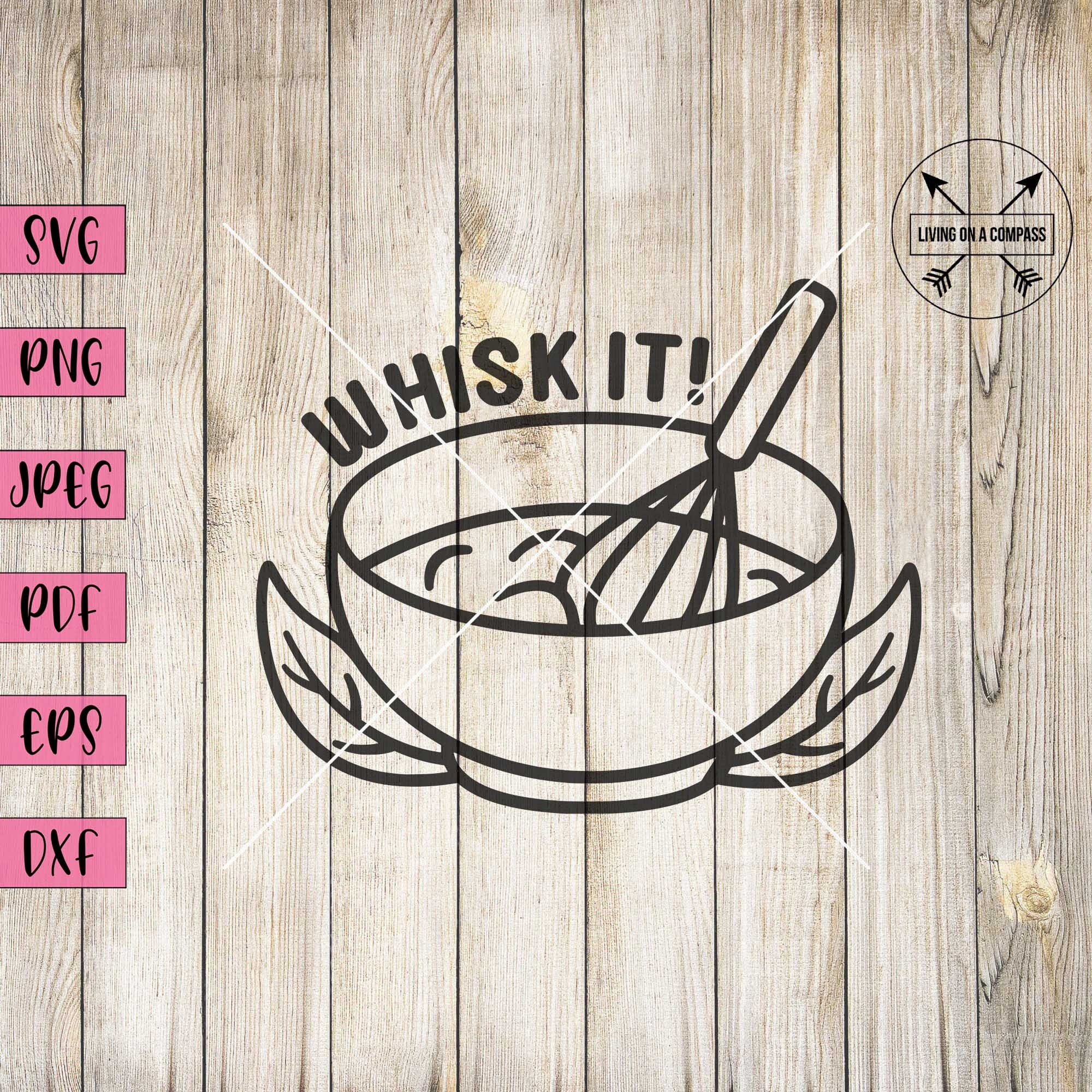 Whisk it svg Backen Schilder Backen svg Backen Clipart - Etsy.de