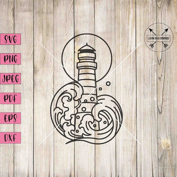 Lighthouse Wall Decal - Etsy