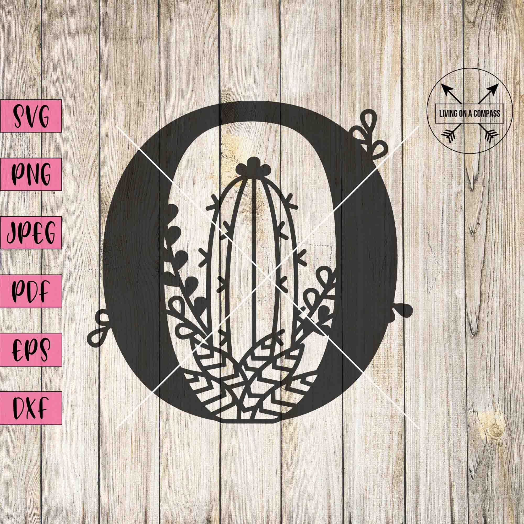 Cactus Zero, Zero Svg, Number Clipart, Numbers Svg, Number Print ...