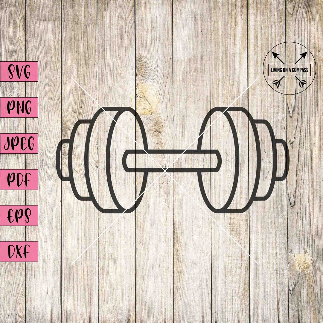 Weights Svg, Exercise Svg, Barbell Svg, Workout Svg, Gym Svg, Fitness ...