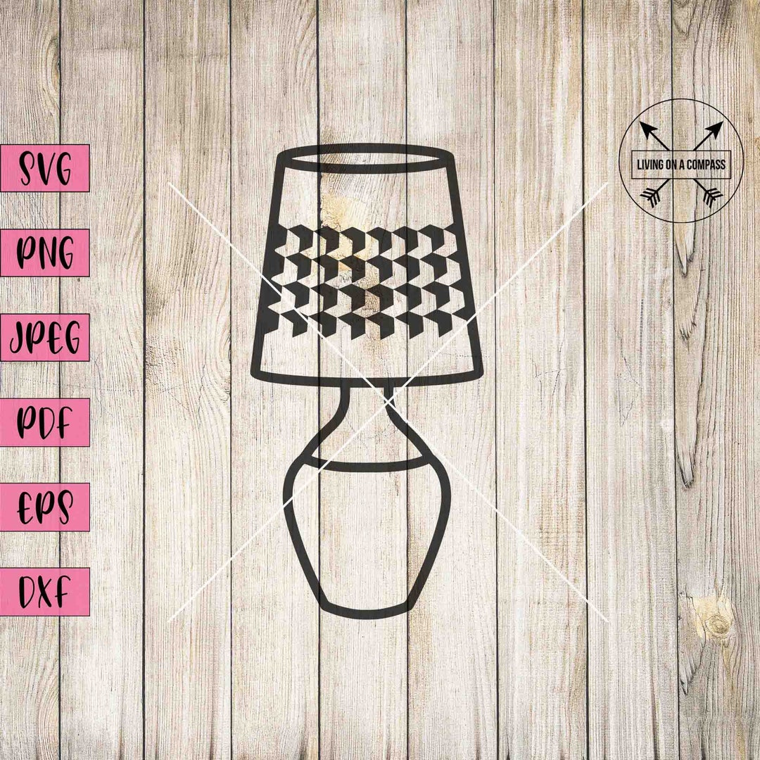 Lamp Svg, Lamp Png, Retro Lamp, Lamp Clipart, Lamp Vector, Lamp Dxf ...