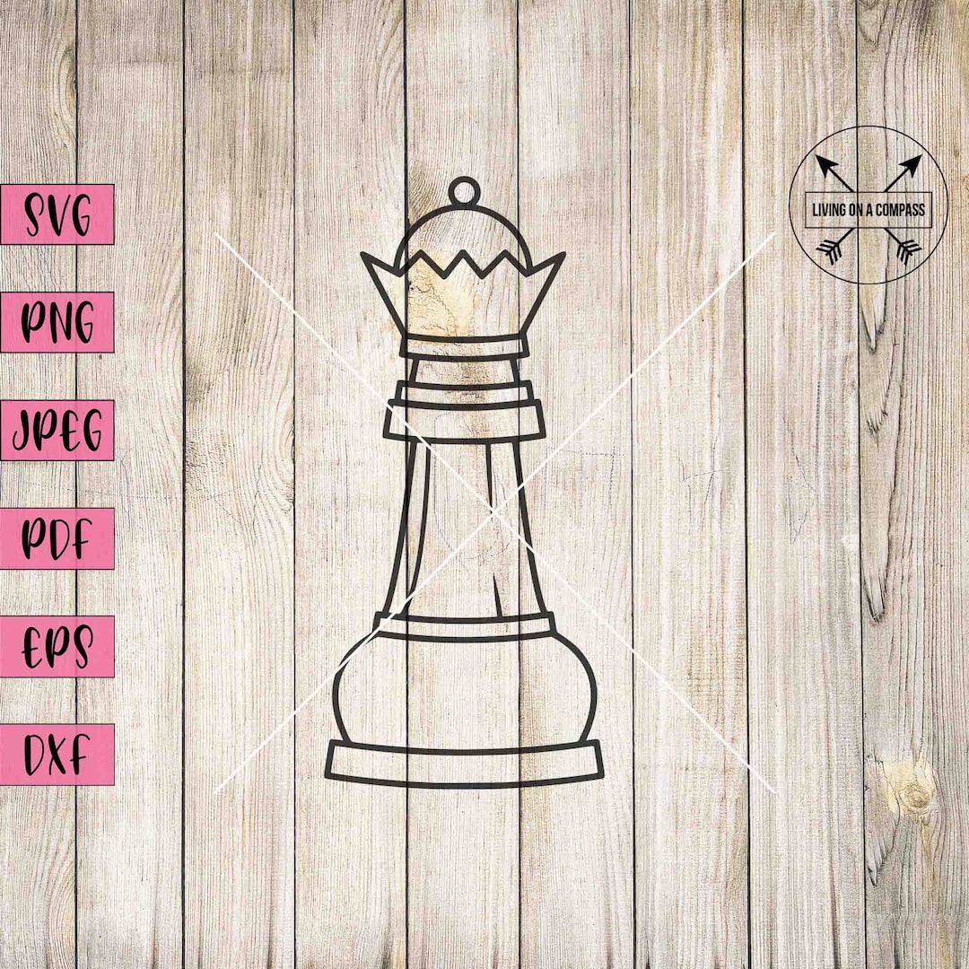 Chess Svg, Queen Chess Piece, Game Svg, Chess Queen, Game Clip Art ...