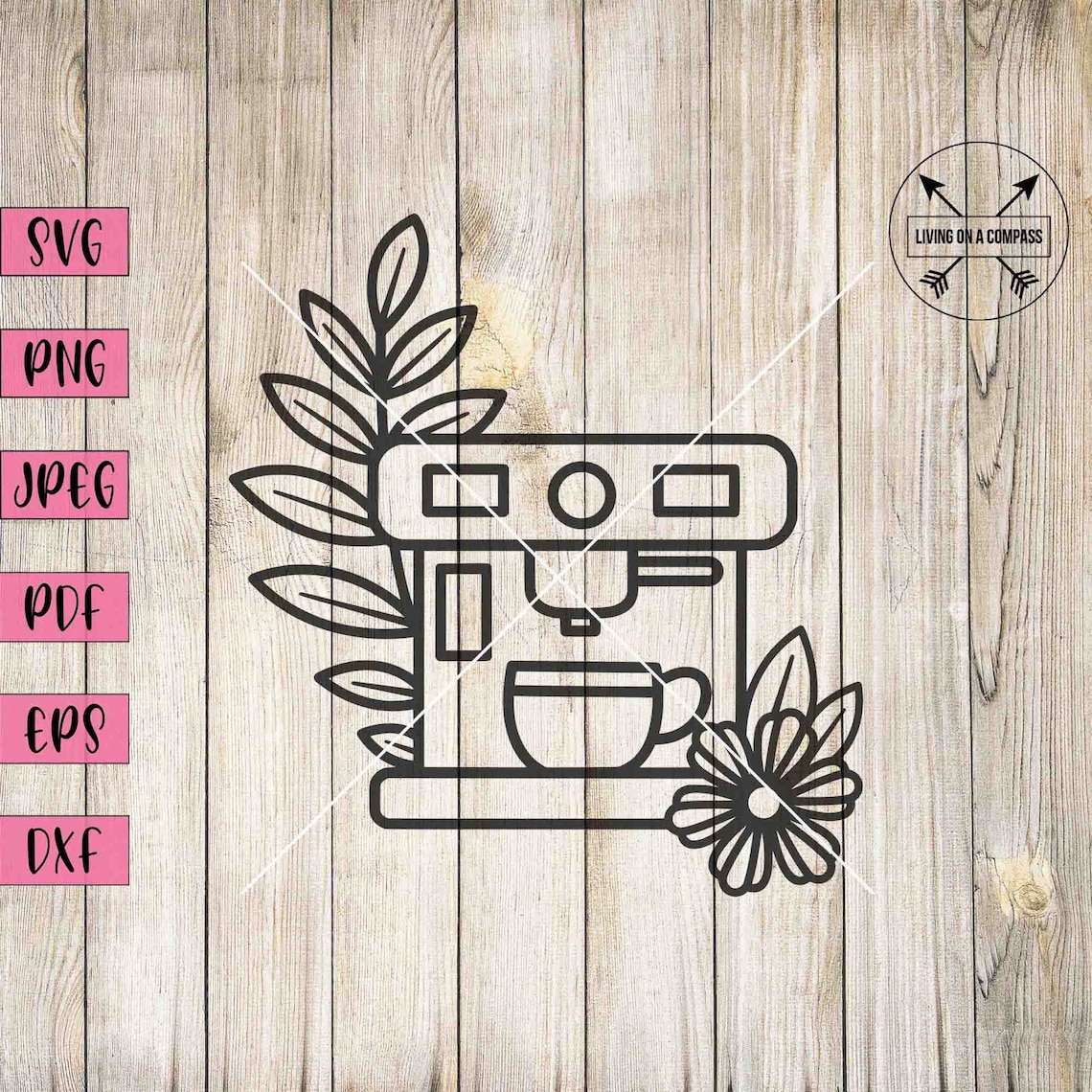 Coffee Svg, Coffee Clipart, Coffee Shop Svg, Coffee Vinyl Sticker ...
