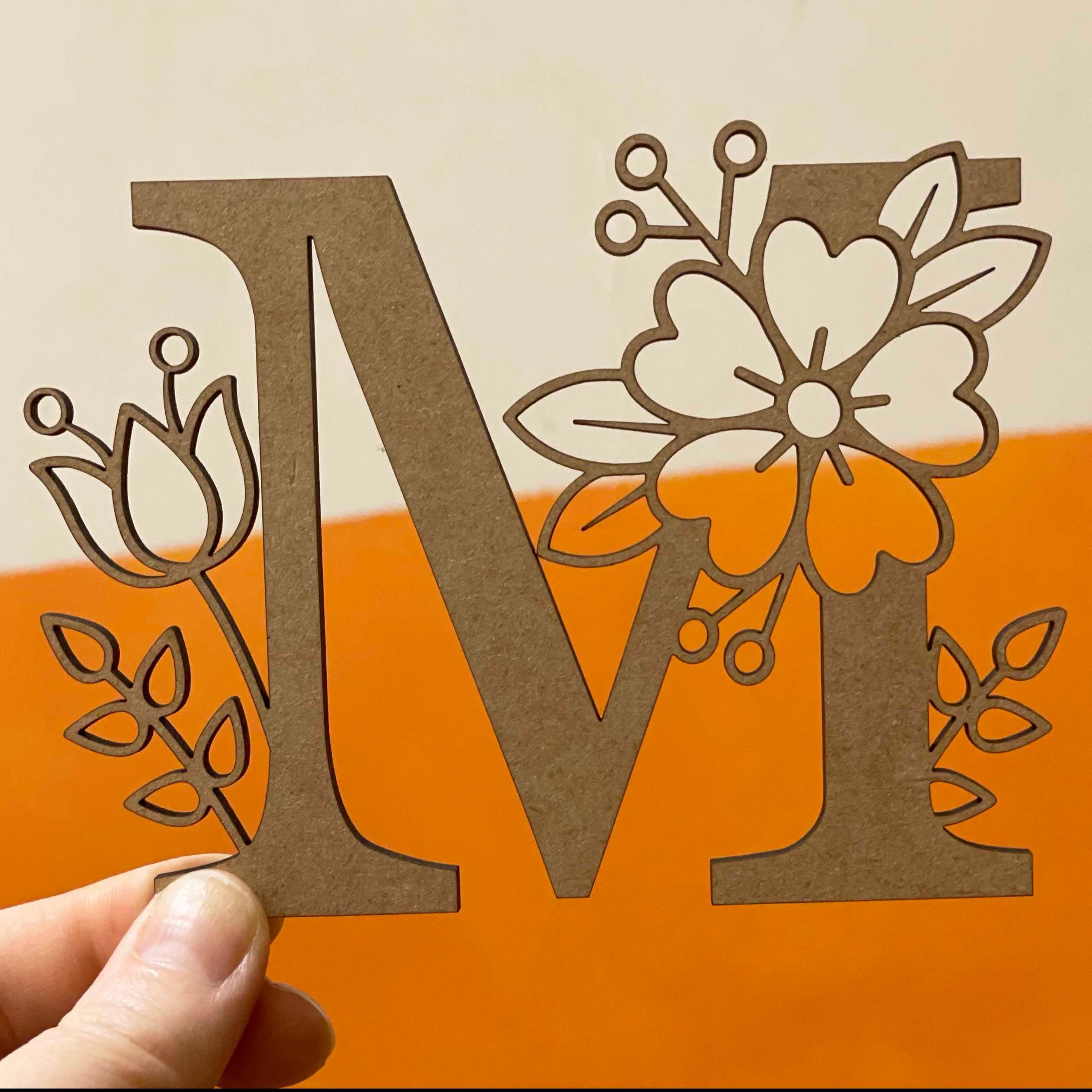 A-Z Floral Alphabet Floral Letters Floral Alphabet Svg - Etsy