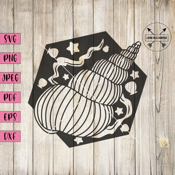 Shell Svg Shell Png Shell Wall Art Shell Print Mermaid - Etsy