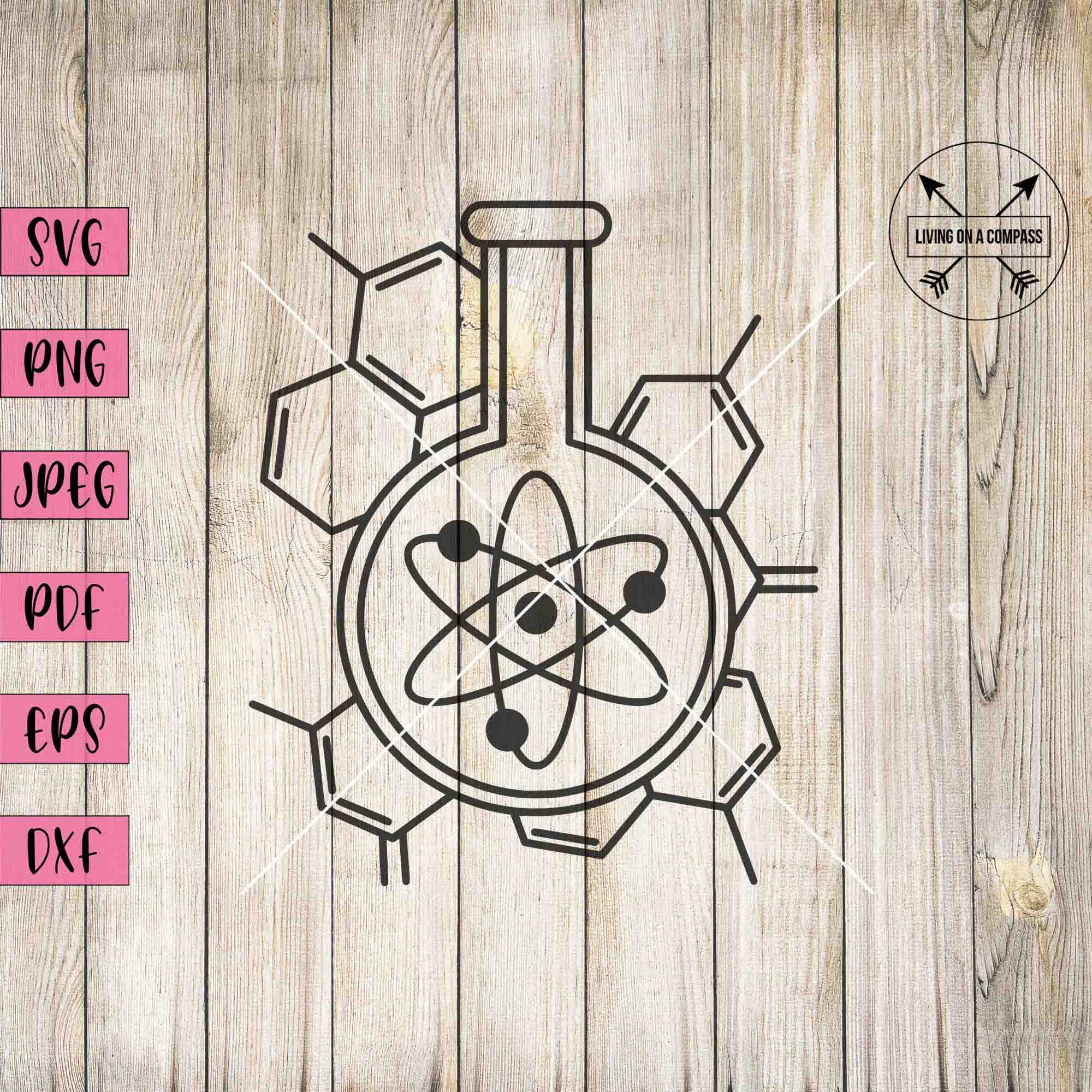 Química svg, clase de química, átomo svg, átomo png, laboratorio de ...