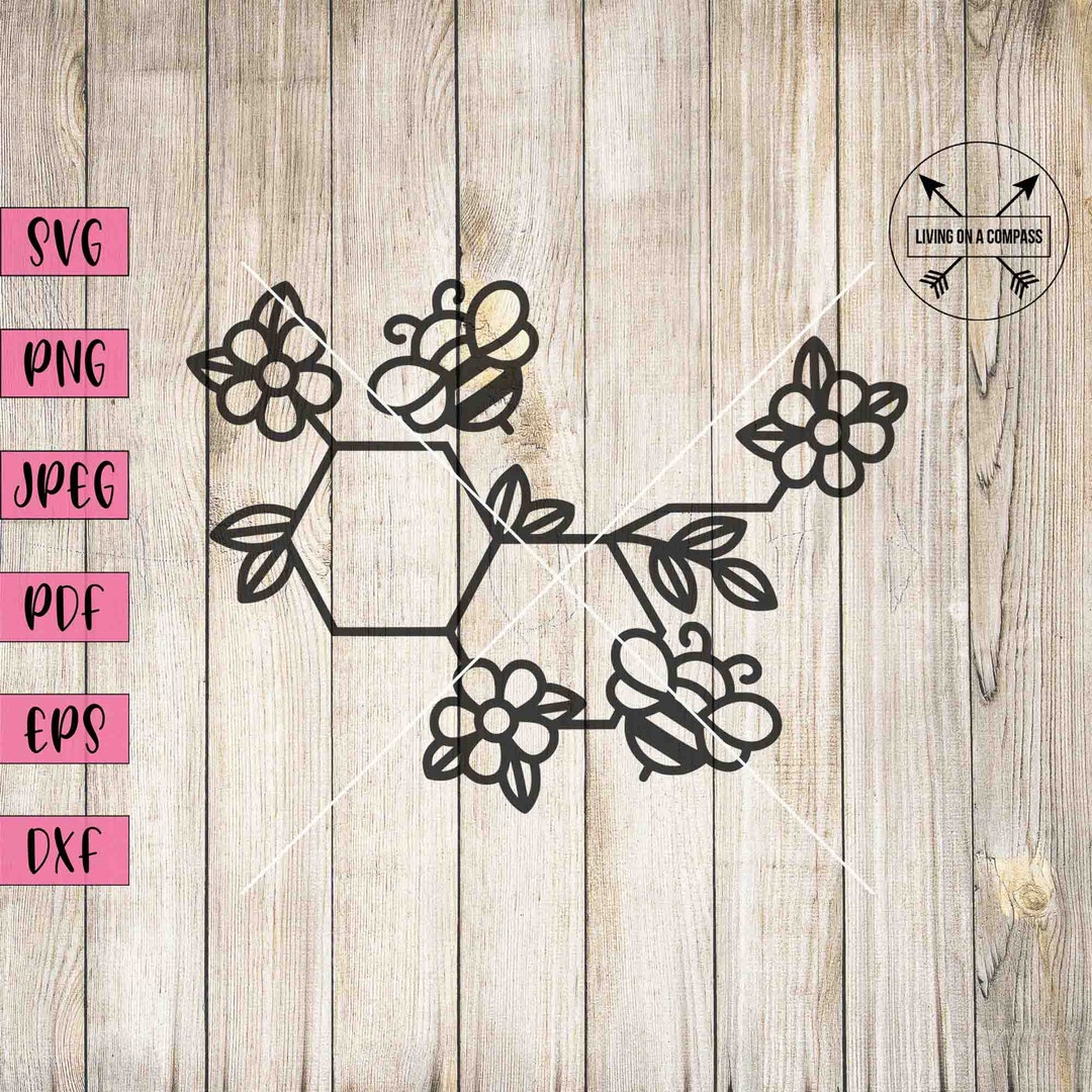 Abeja svg, panal svg, insecto svg, colmena de abeja svg, abejorro svg ...