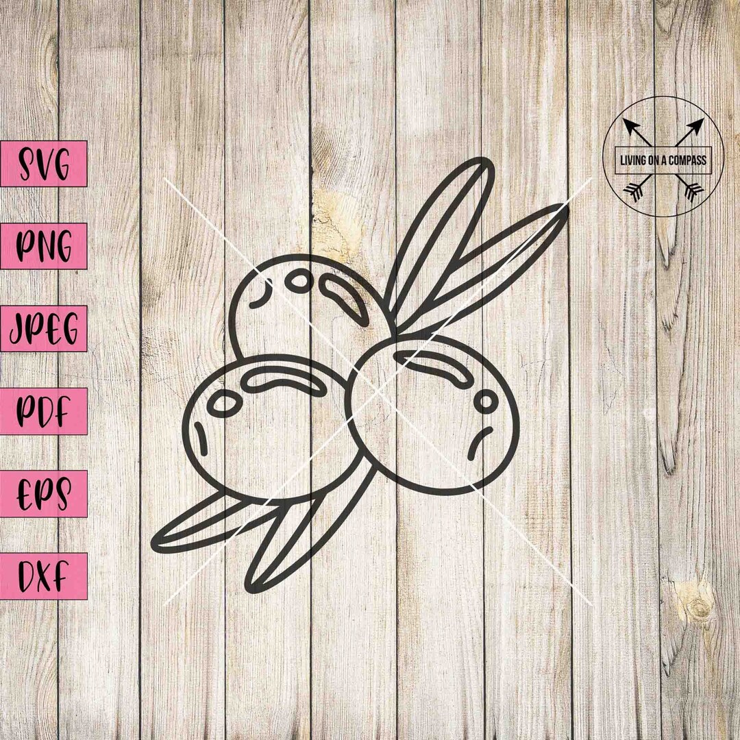 Fall Svg, Cranberry Svg, Cranberry Decor, Autumn Svg, Autumn Clipart ...
