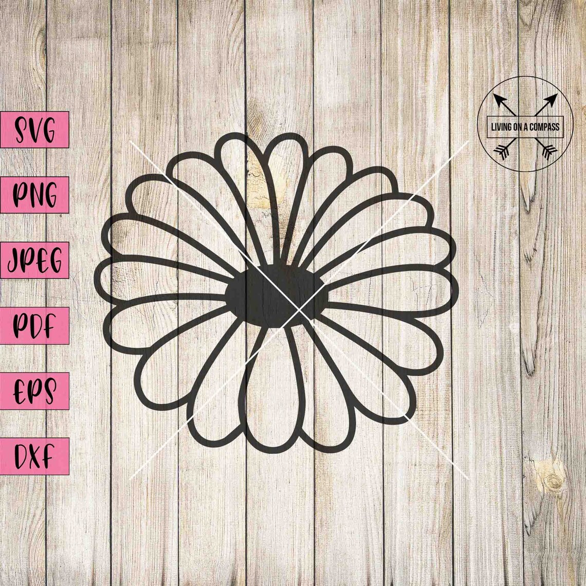 Daisy Svg, Daisy Png, Daisy Clipart, Daisy Clip Art, Daisy Print, Daisy ...
