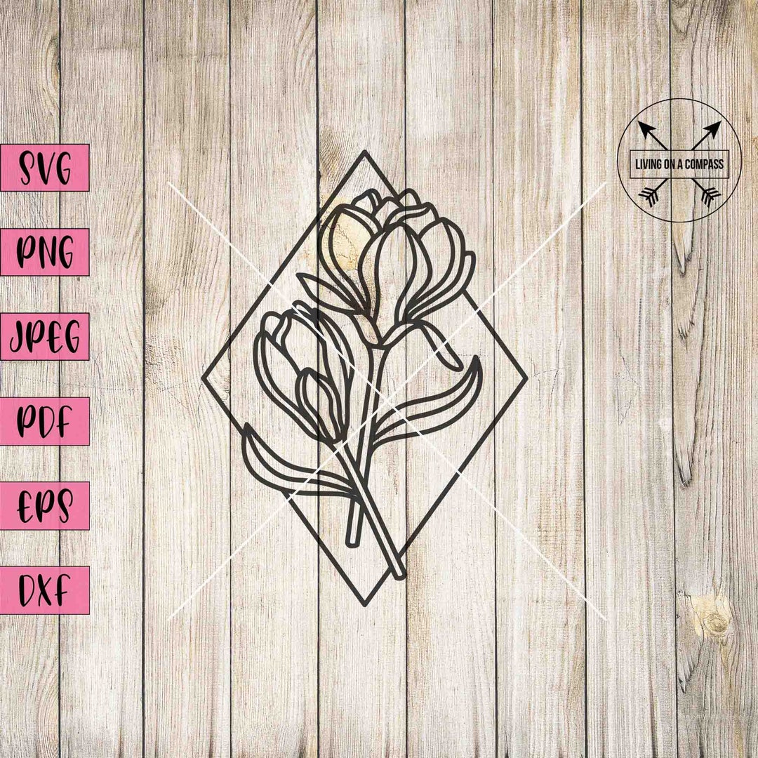 Spring Flower Svg, Spring Flower Clipart, Wildflower Svg, Flowers Svg ...