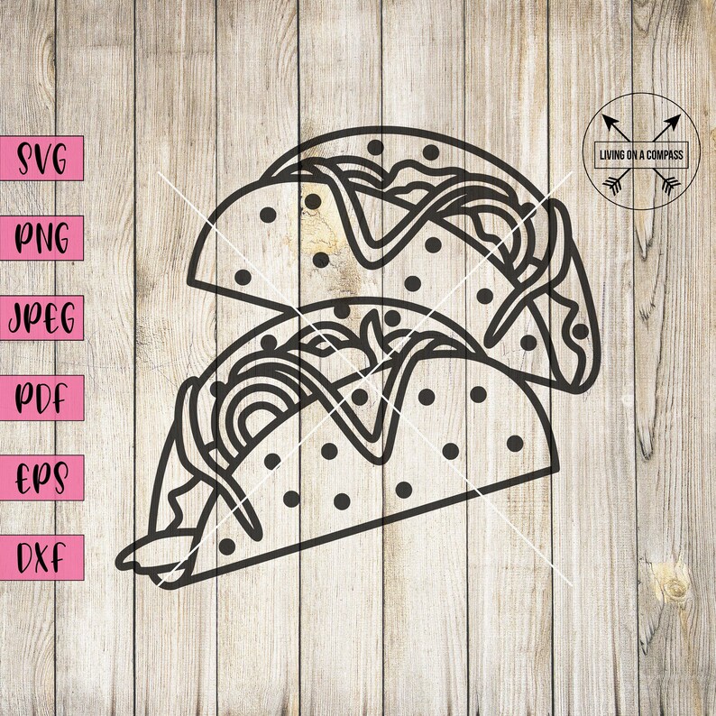 Taco Svg, Taco Clip Art, Taco Decal, Taco Shirt, Mexican Party ...