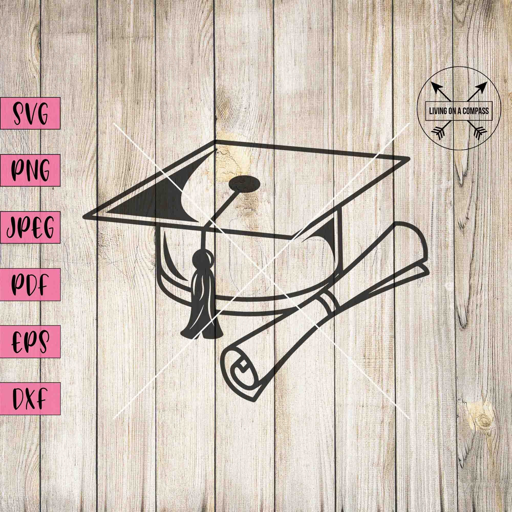 Graduation Cap Svg, Diploma Clipart, Congratulations Svg, Graduation ...