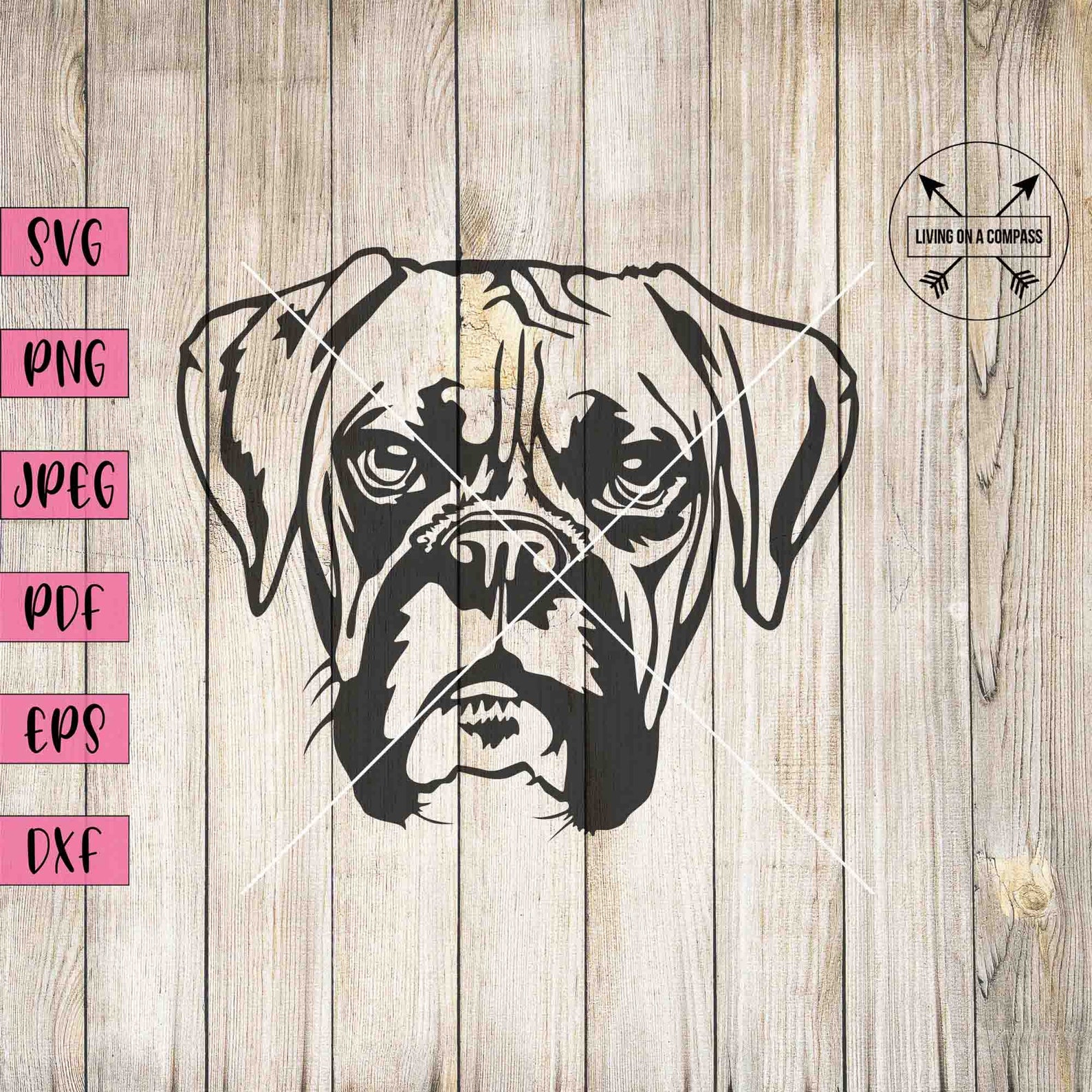 Boxer Svg, Boxer Dog Svg, Boxer Dog Wall Art, Dog Svg, Dog Png, Dog ...