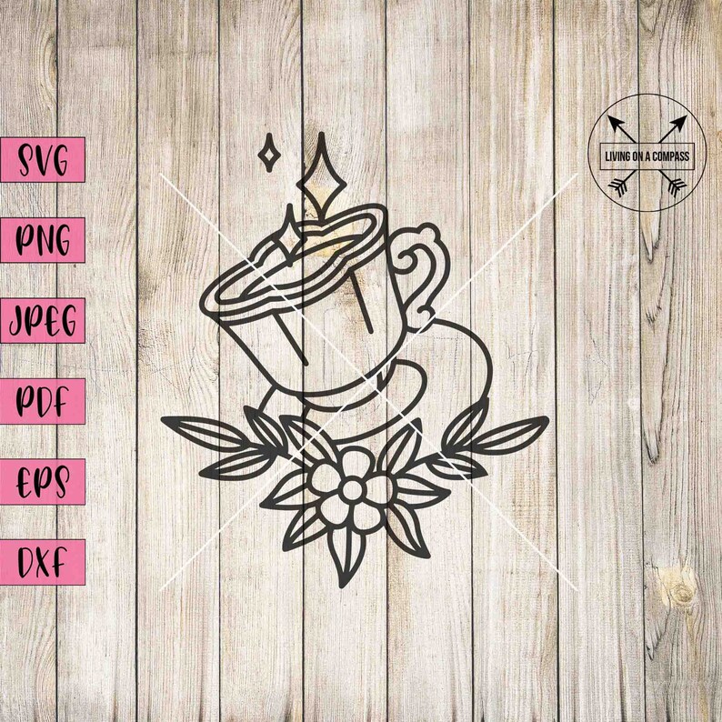 Tea Svg, Teacup Clipart, Teacup Svg, Drink Svg, Tea Party Clipart ...