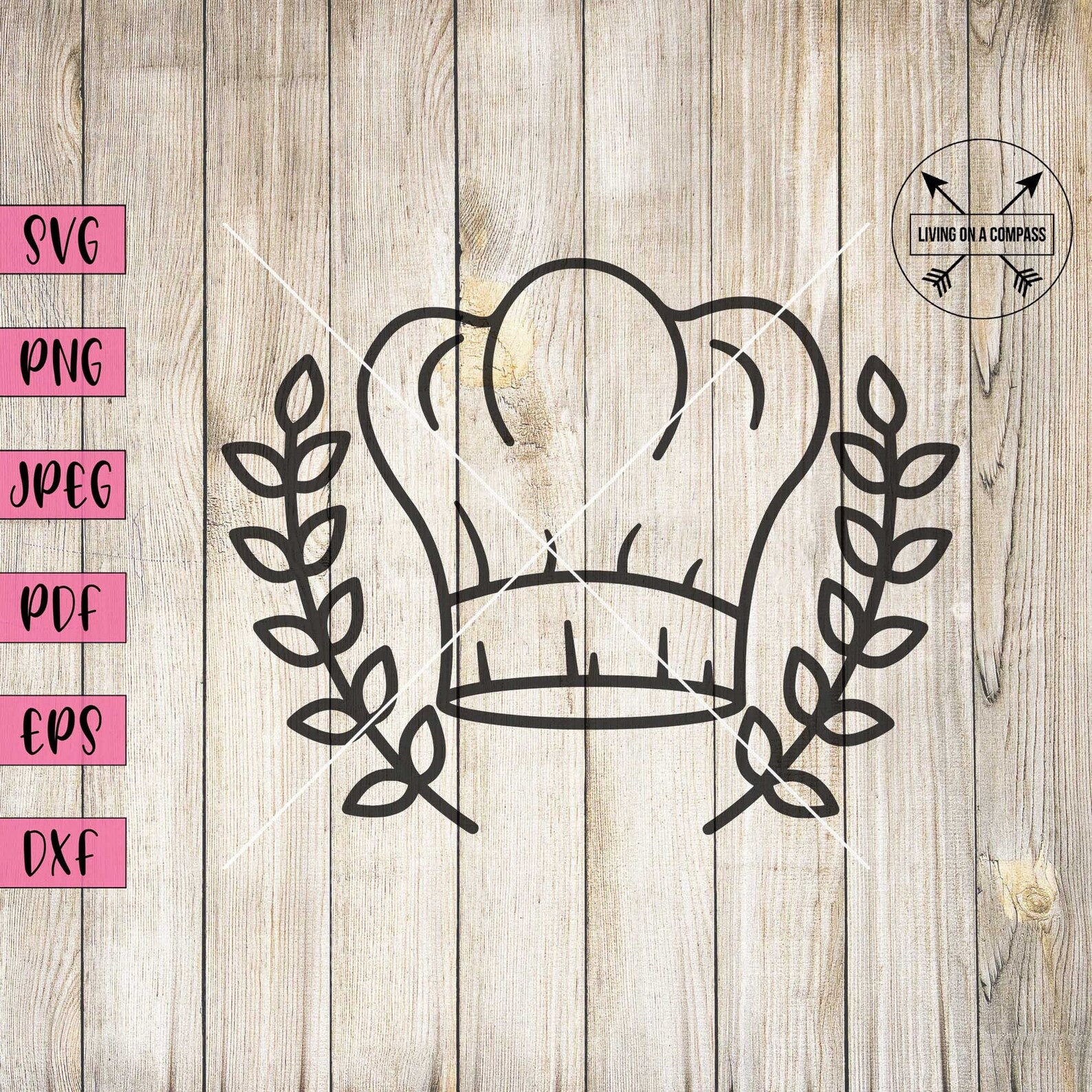 Chef's Hat Svg, Personalized Chef Hat, Logo Design Bakery, Bakery Logo ...