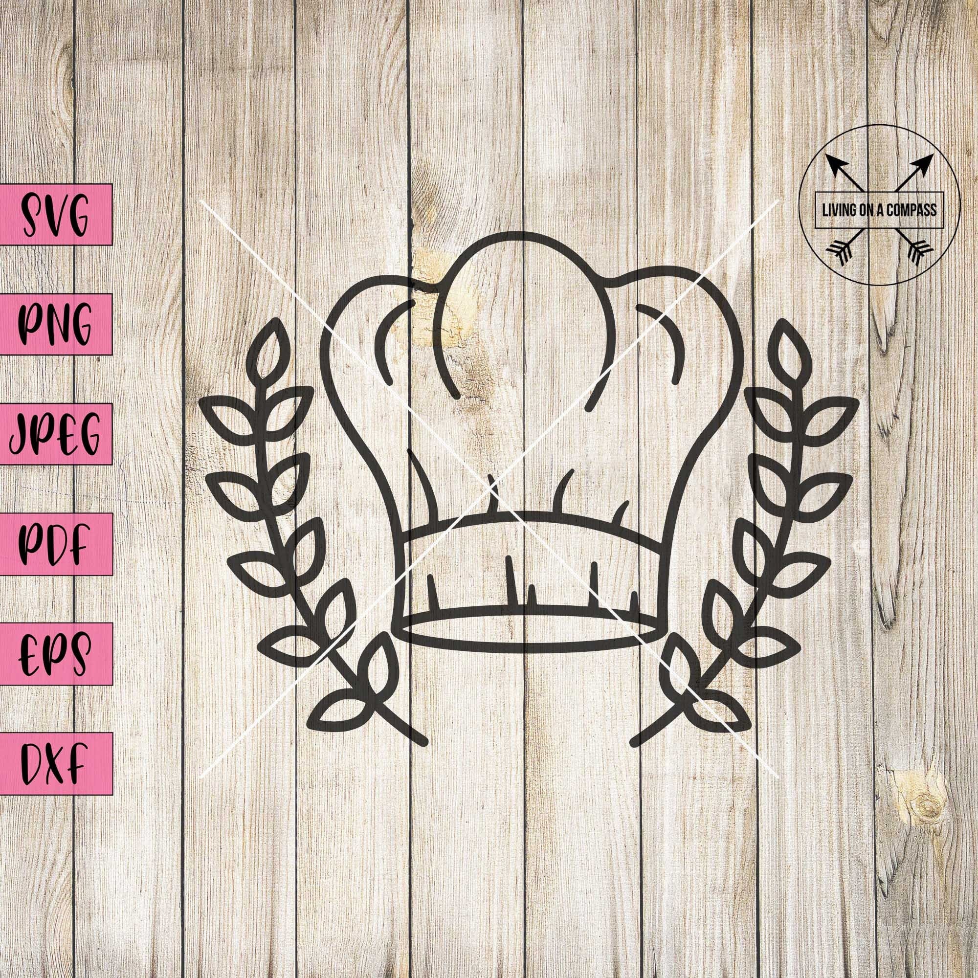 Chef's Hat Svg, Personalized Chef Hat, Logo Design Bakery, Bakery Logo ...