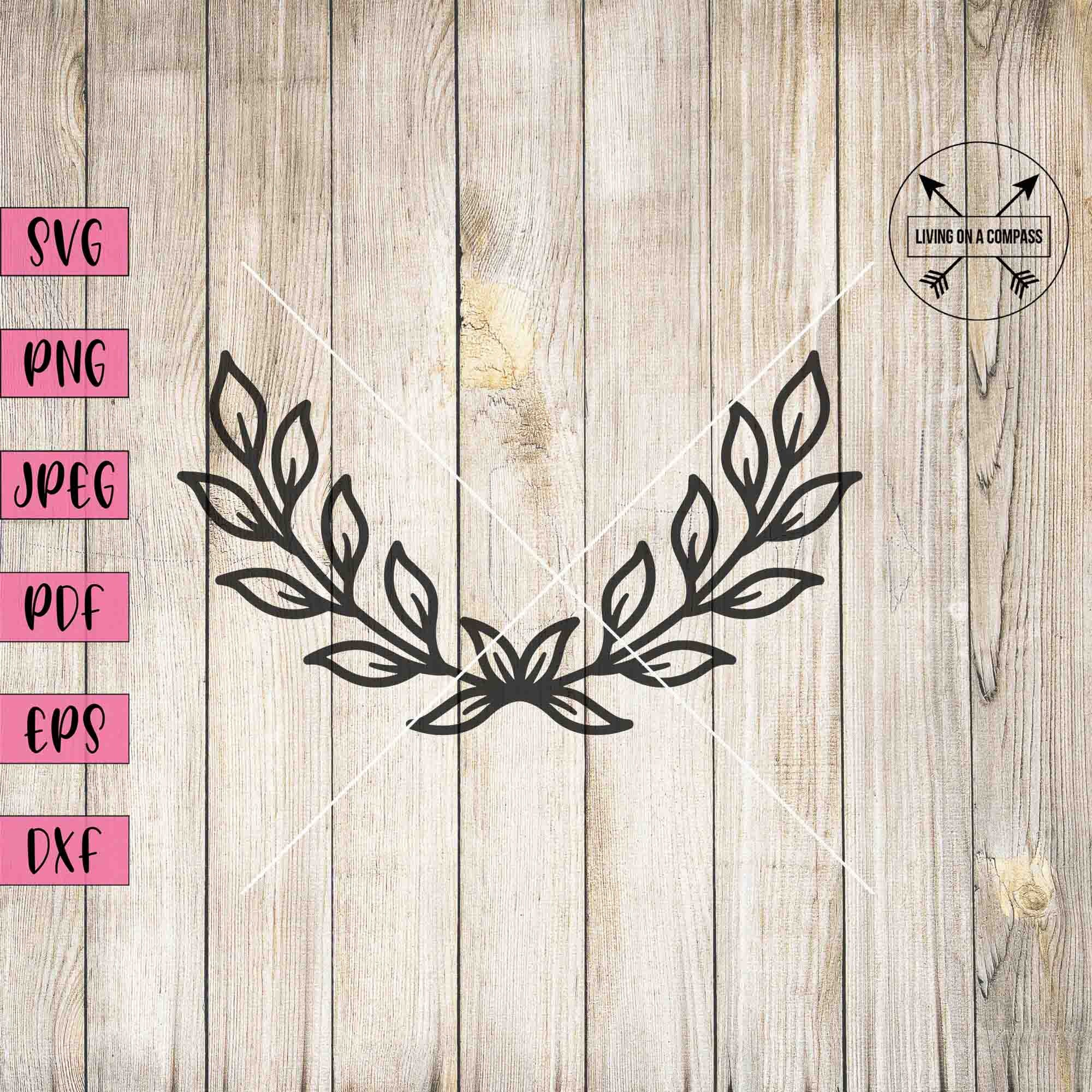 Leaf Border Svg, Leaf Border Png, Leaf Frame Svg, Leaf Frame Clipart ...