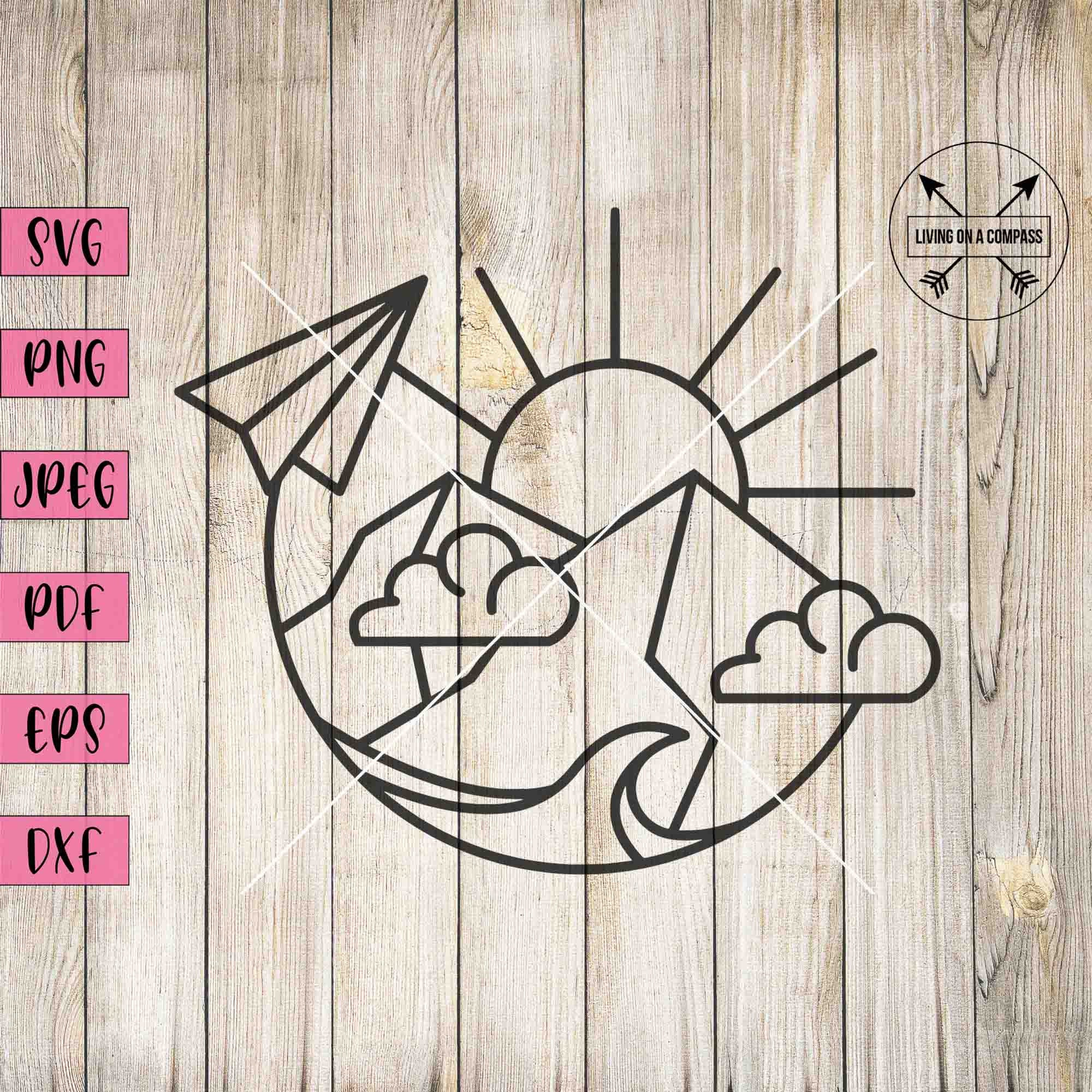 Paper Airplane Svg Plane Svg Nature Clipart Travel Clipart - Etsy
