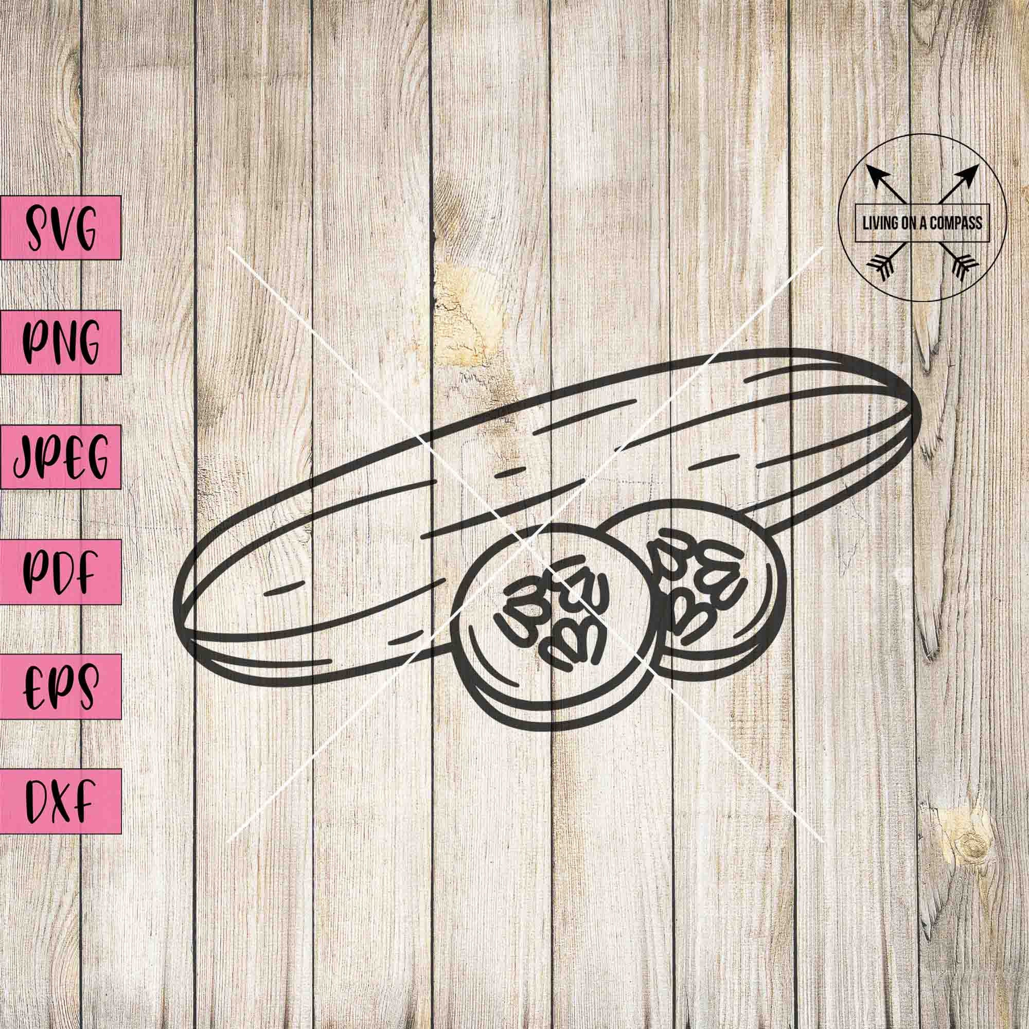 Cucumber Svg, Cucumber Clip Art, Vegetable Svg, Vegetable Printables ...